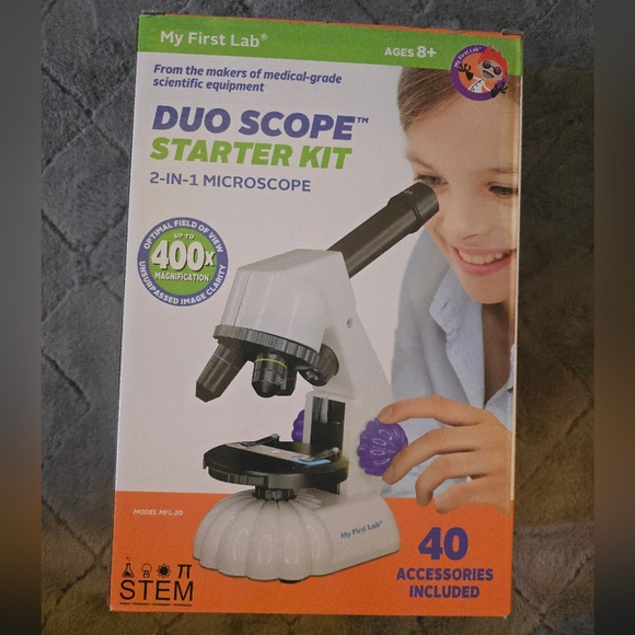My First Lab | Toys | My First Lab Duo Scope Microscope Starter Kit ...